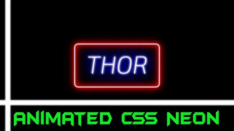 Css Animation Neon Text Flickering Animation Cool Css Effects 2019