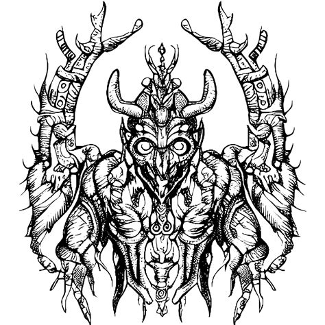Coloring Pages Demon 2025