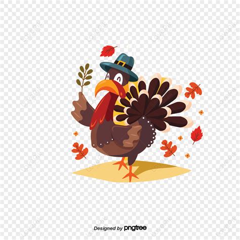 Hand Painted Cute Cartoon Cock Elementsmaple Leavescute Paintings