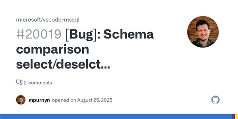 [bug] schema comparison select deselct unresponsive and slow · issue 20019 · microsoft vscode