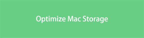 Optimize Mac Storage For Smooth Operations Everyday