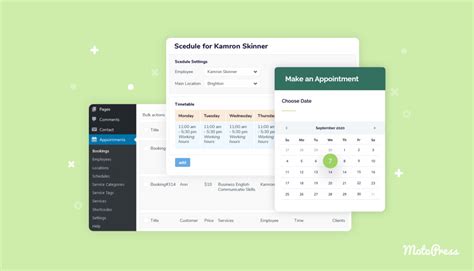 Best Wordpress Scheduler Plugin For Appointments Motopress
