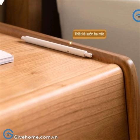 Tab đầu Giường Nhỏ Gọn Bằng Gỗ Tự Nhiên Givehome
