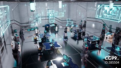 Ue4 Ue5 科幻未来实验室 研究室 办公室 科研室 花瓣网