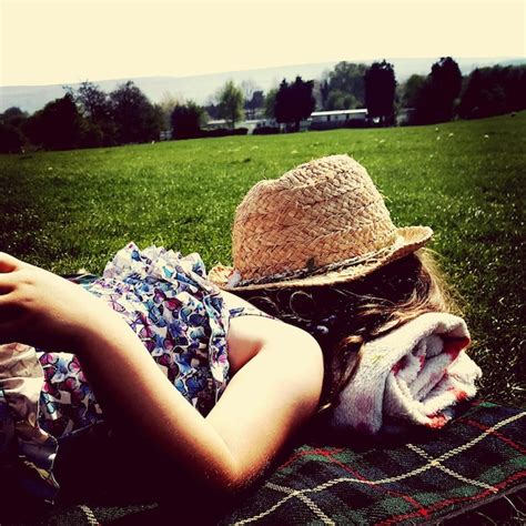 Premium Photo Woman Relaxing On Grass