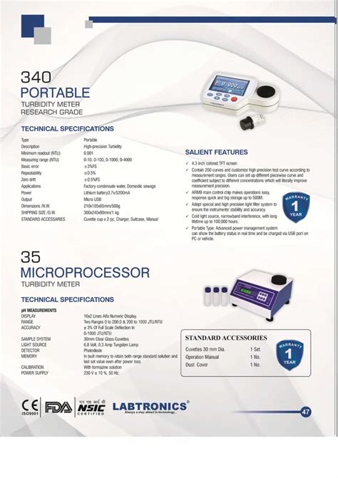 Microprocessor Turbidity Meter 0 To 1000 Ntu At ₹ 17500 Piece In Ahmedabad Id 2853202102491