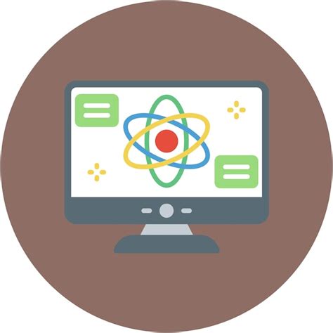 Premium Vector Quantum Computing Vector Illustration Style