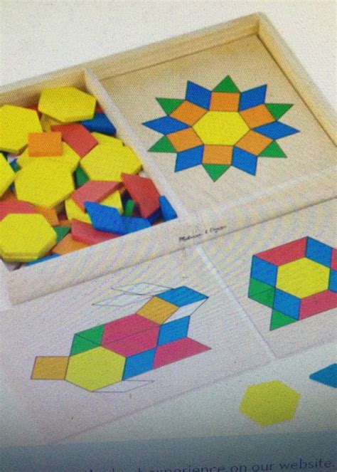 Pattern Blocks And Boards School Spot