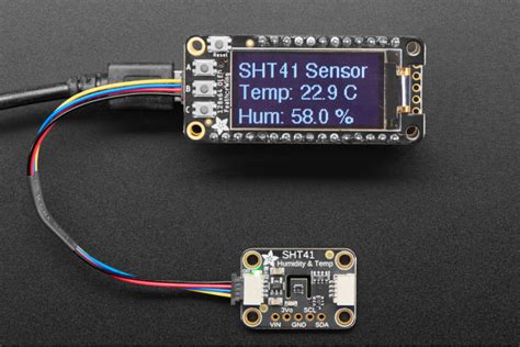 Adafruit Sensirion Sht41 Temperature And Humidity Sensor Stemma Qt Qwiic Kiwi Electronics