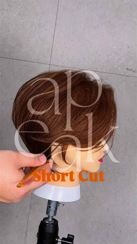 Apeakcompany 대표 숏컷 앞머리 🍯tip 각도에 따라 달라지는 숏컷의 느낌 🤗 당신이 애정하는 무드는 어떤 무드인가요 미용교육 컷트교육 미용