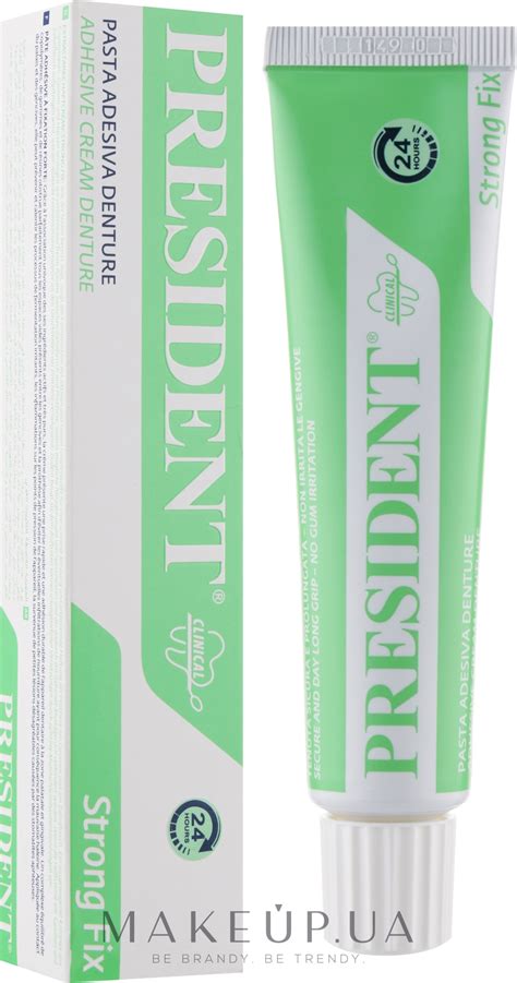 Крем клейкий для протезов - PresiDENT Clinical Denture: купить по ...