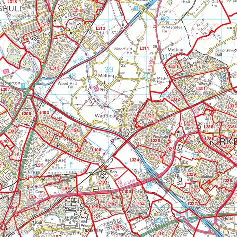 Liverpool Postcode Map L Map Logic