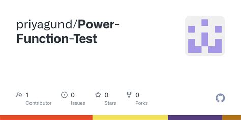 Github Priyagund Power Function Test