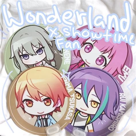Wonderland X Showtime Handfan Rui Nene Emu Tsukasa Project Sekai