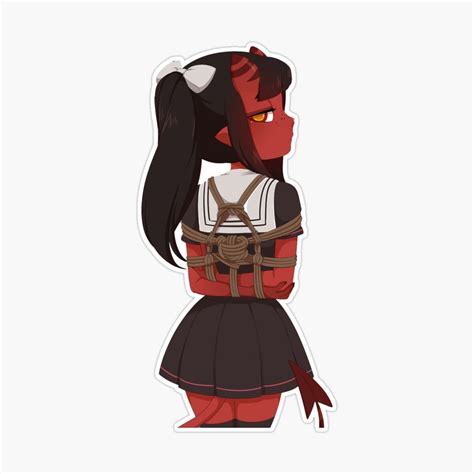Buy Waifu Meru The Succubus Shibari Sticker Kawaii Succubus Monster Girl Sticker Decal Laptop