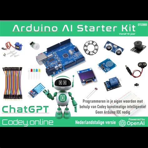Starterkit Voor Arduino Uno Met Codey Chatgpt Ai Otronic