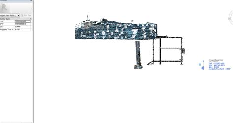 aligning the revit model and its point cloud on same coordinates