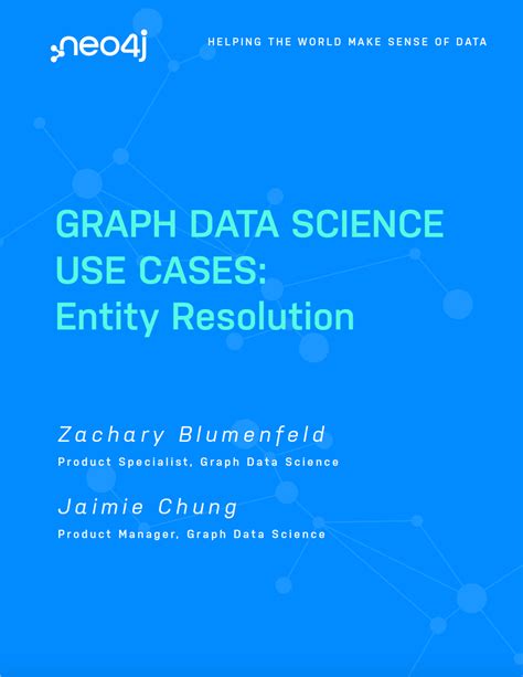 graph entity resolution use case connect the dots between entities