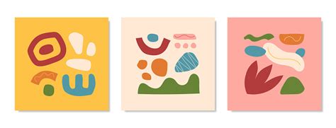 손으로 그린 유기적 인 모양 질감 및 그래픽 요소가있는 다양한 현대 벡터 낙서 모양과 물체의 추상적 인 배경 모음 트렌디 한