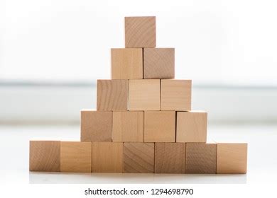Colorful Stack Wood Cube Building Blocks Stock Photo Shutterstock
