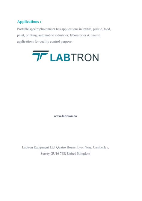 Ppt Portable Spectrophotometer Powerpoint Presentation Free Download Id 12804677