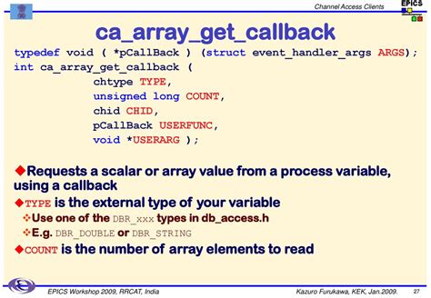 Introduction To Channel Access Client Library Ppt Download