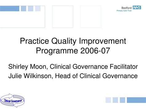 PPT Practice Quality Improvement Programme 2006 07 PowerPoint Presentation ID 3355790