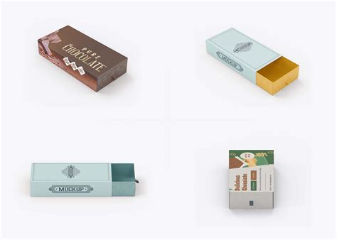 Free Rectangle Slide Box Mockup Nohatcc