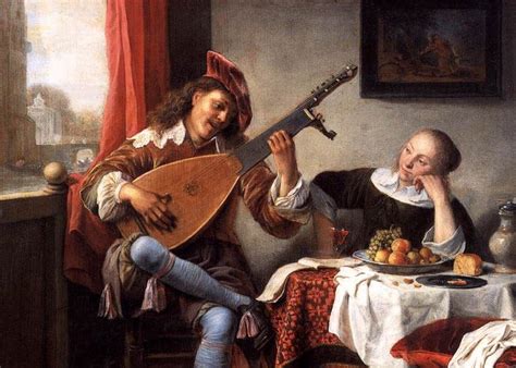 Hendrik Martensz Sorgh 1611 1670 The Lute Player Detail