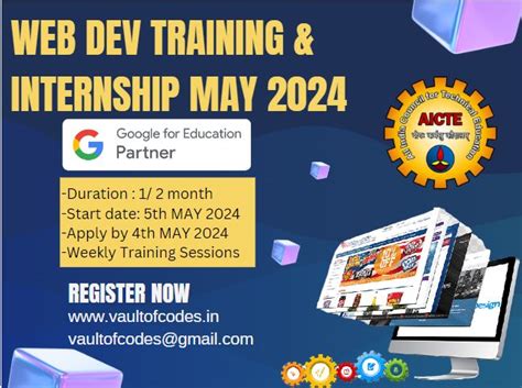 Join Web Development Training And Internship Vaultofcodes Posted On The Topic Linkedin