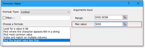 Find The Largest Value Smaller Than A Specified Number In Excel