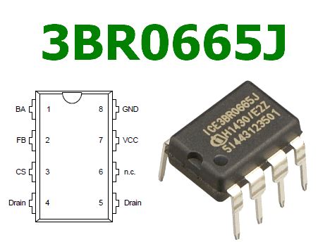 3BR0665J - SMPS Current Mode Controller, ICE3BR0665J