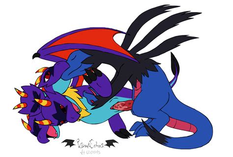 Rule 34 4 Heads Blue Skin Claws Closed Eyes Conjoined Dragon Erection