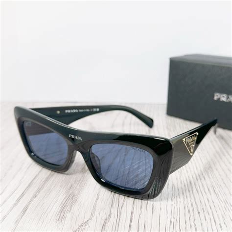 Prada Sunglasses Black Rectangle