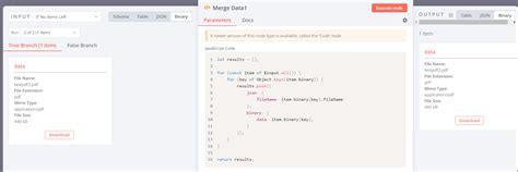 How To Merge Files From Split In Batches Node Into One To Send In A