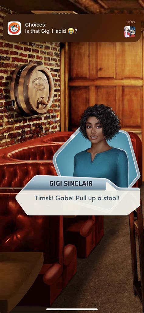 Had This Notification Pop Up At The Perfect Time R Choices