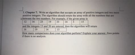 Solved 3 Chapter 7 Write An Algorithm That Accepts An