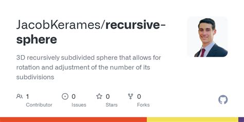 Github Jacobkeramesrecursive Sphere 3d Recursively Subdivided Sphere That Allows For