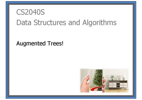 data structures and algorithms cs2040s data structures and algorithms