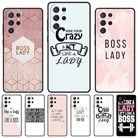Act Like A Lady Lift Like A Boss Phone Case For Samsung Galaxy S24 S25