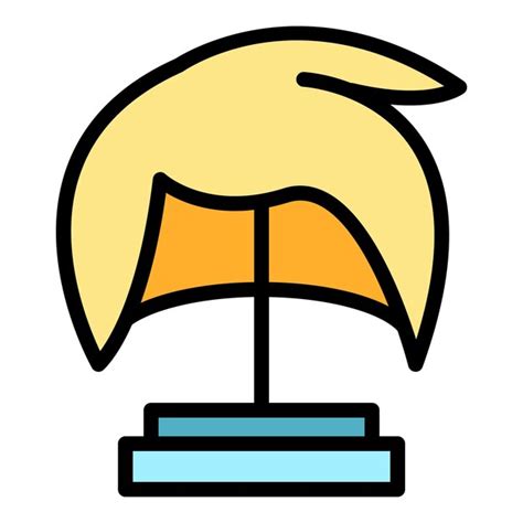 Premium Vector Female Wig Icon Outline Female Wig Vector Icon For Web Design Isolated On White