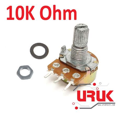 10K Ohm Linear Rotary Potentiometer UrukTech