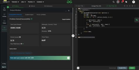 Yash Dave On Linkedin Day8 Codingjourney Problemsolving Geeksforgeeks Gfg160