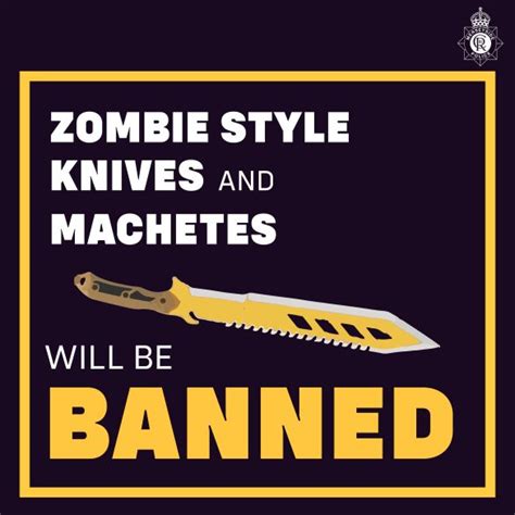 Final Call To Surrender Zombie Style Knives And Machetes Knowsley News