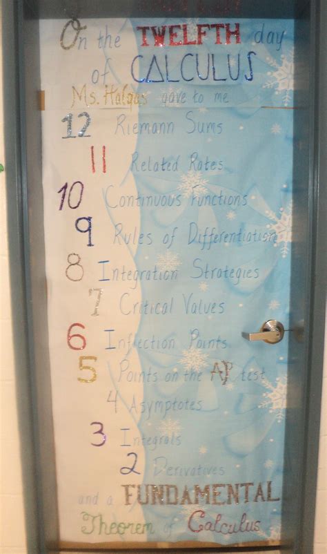 Christmas Door Decorations For Math Classroom At Sandra Galvez Blog