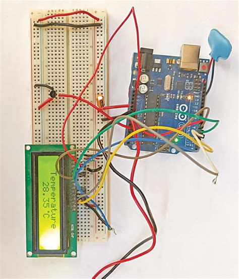 Arduino Based Digital Thermometer Circuit And Code
