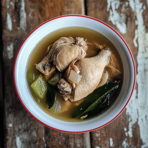 Tinolang Manok Filipino Chicken Ginger Soup Cup Of Yum