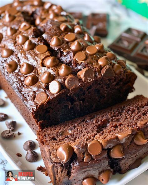 Cake Mix Double Chocolate Zucchini Bread