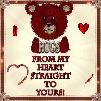 Hugs From My Heart Straight To Yours Free Hug Day Ecards 123 Greetings