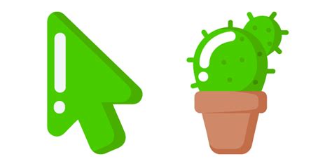 Minimal Cactus Cursor Custom Cursor